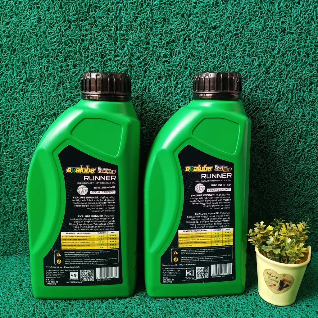 Jual PAKET 2 BOTOL OLI EVALUBE 4T 800ML | Shopee Indonesia