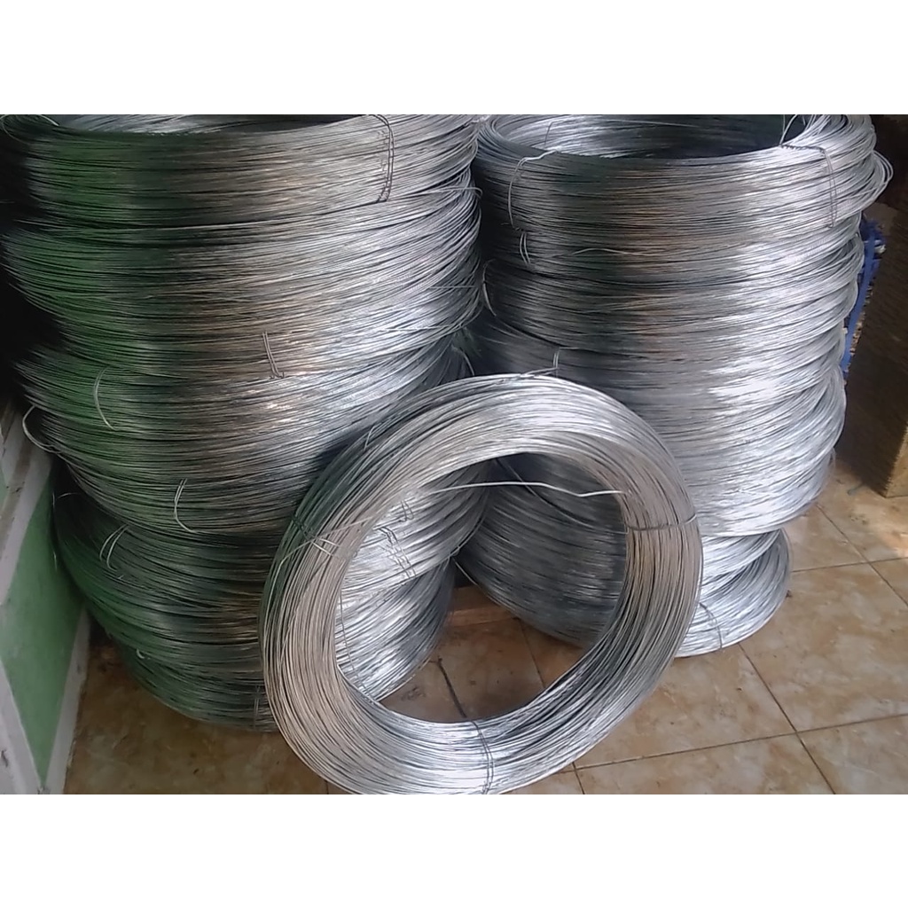 Jual Kawat Galvanis BWG 14 = 2,1 mm bahan lentur | Shopee Indonesia