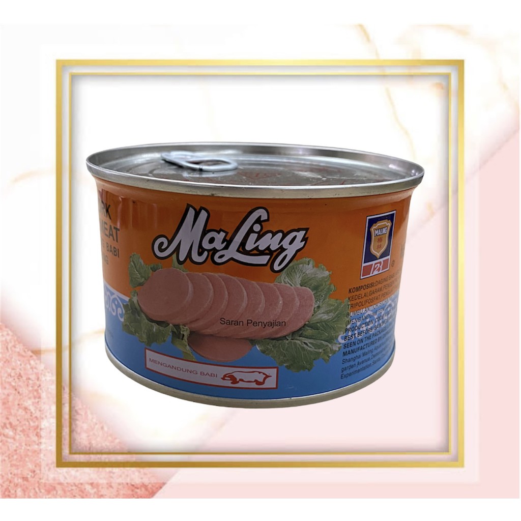 Jual Ma Ling Luncheon Pork TTS Canned / Daging Ham Babi Maling 397gr ...