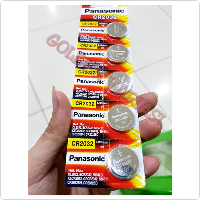 Jual Baterai/Batre/Battery Jam Kancing CR2032/CR 2032 Panasonic ...