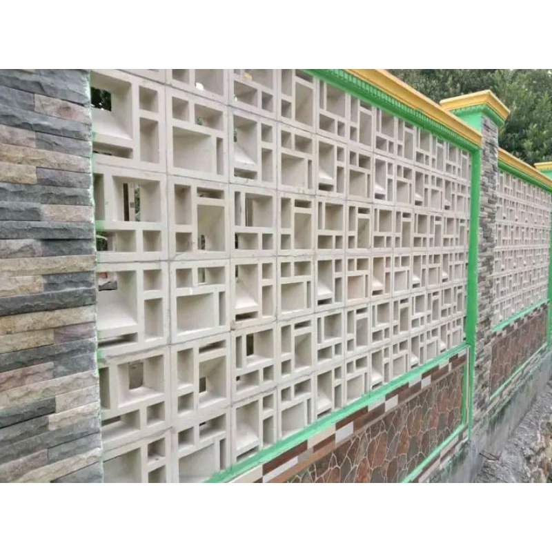 Jual ROSTER//BETON/MINIMALIS//WARNA/ABU/NATURAL//SEKAT/PAGAR/DINDING ...