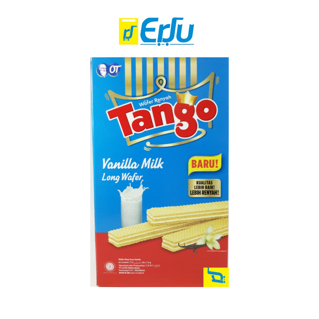 Jual Tango Wafer Long Vanila Kemasan Box 20 x 7gr | Shopee Indonesia
