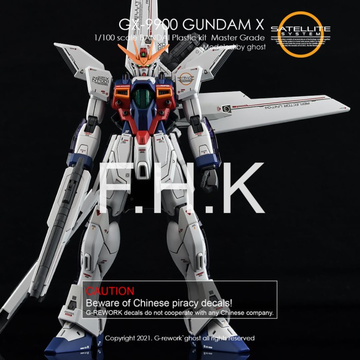 Jual Water Decal MG X Gundam by G-REWORK | Shopee Indonesia
