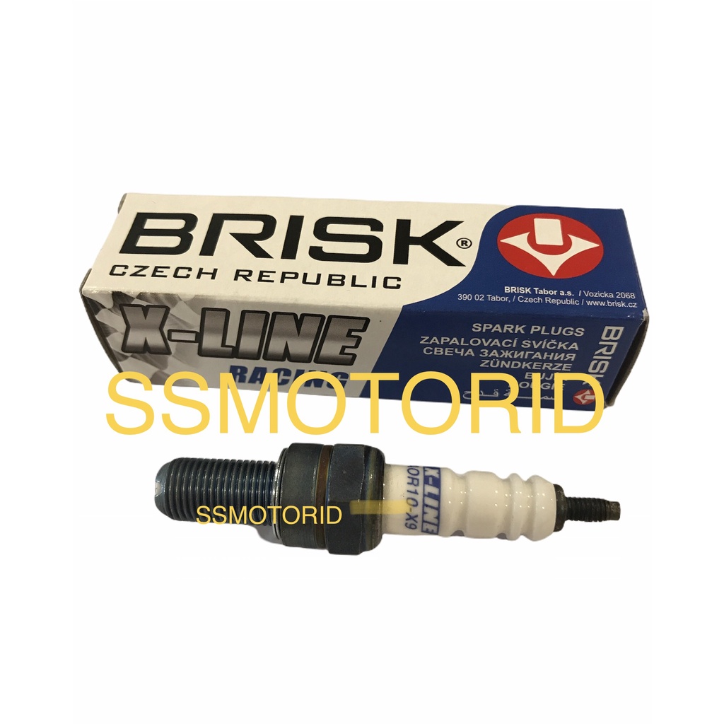 Jual Busi Brisk Premium Xline X-Line Tipe AOR10-X9 ORIGINAL 100% - Busi ...