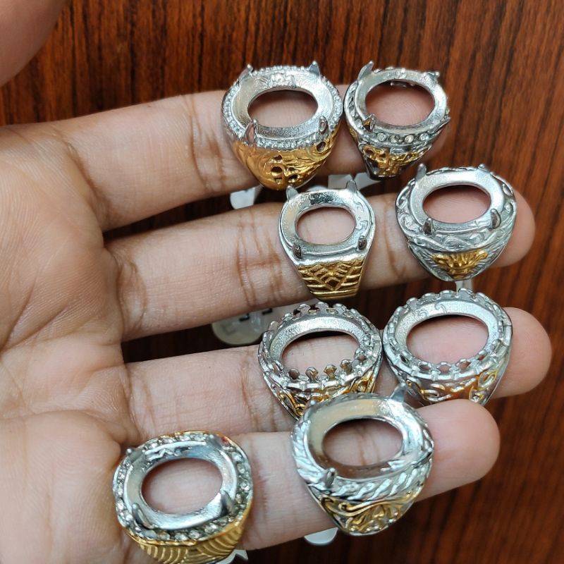 Jual Ikatan/ Emban Cincin Titanium 12x15mm & 9x13mm | Shopee Indonesia