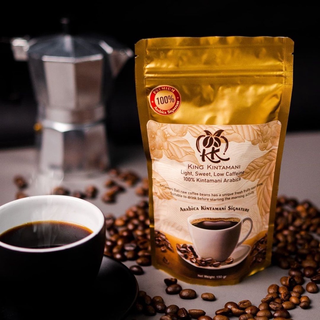 Jual Kopi Bubuk Bali King Kintamani Arabica Signature Powder 150 gram ...