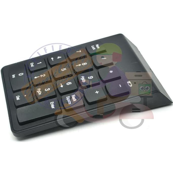 Jual Jn Keypad Numeric Wireless 2.4Ghz 10M Num Lock Pad Keyboard Angka ...
