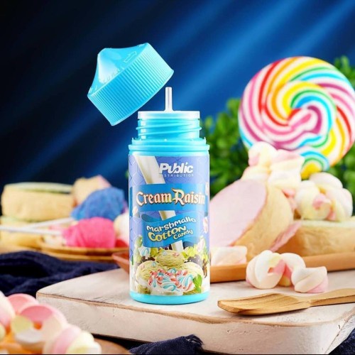 Jual LIQUID CREAM RAISIN V3 MARSHMALLOW COTTON CANDY | Shopee Indonesia