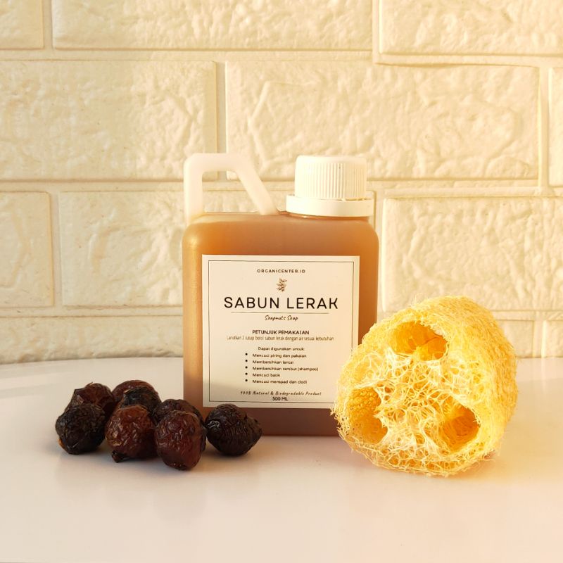 Jual Sabun Lerak Cair 500 ml Alami Organicenter Deterjen Cuci Piring ...