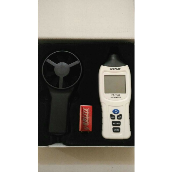 Jual Pertukangan - Dekko Ft-7935 Anemometer Air Velocity Air Flow Meter ...