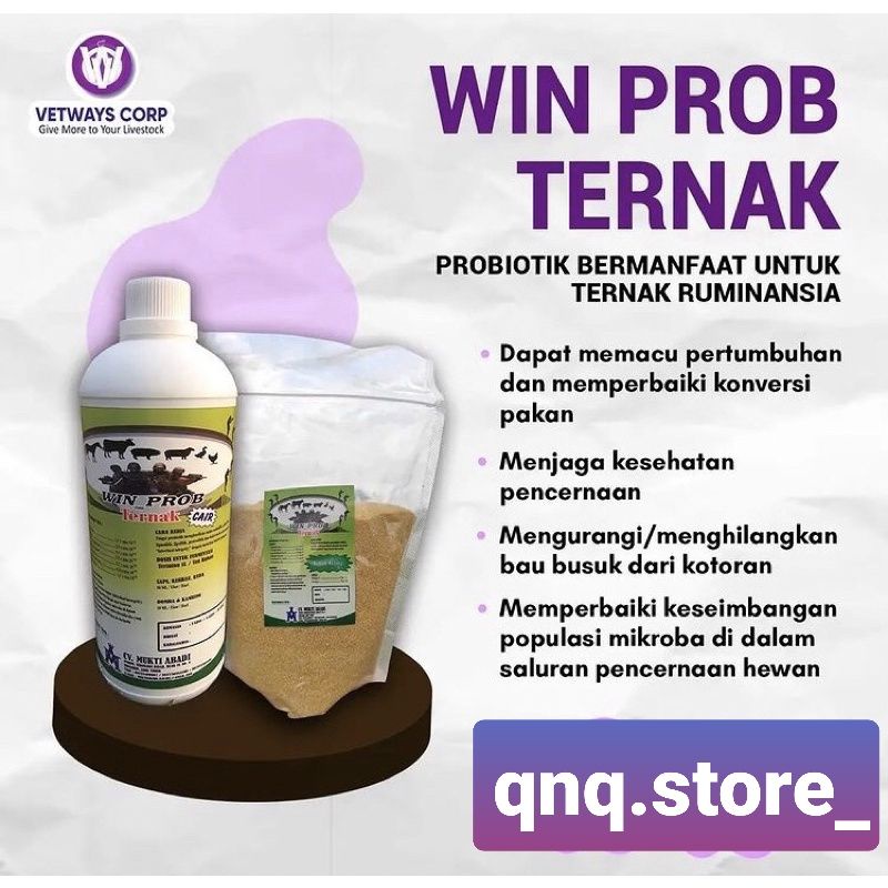 Jual winprob 1 liter probiotik pemacu pertumbuhan mengurangi bau ...