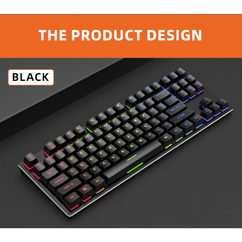 Jual JERTECH Keyboard Gaming Mechanical JK-510 Master 87 Keys RGB ...