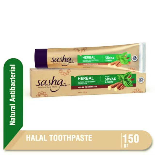 Jual Sasha Herbal Halal Toothpaste | Shopee Indonesia