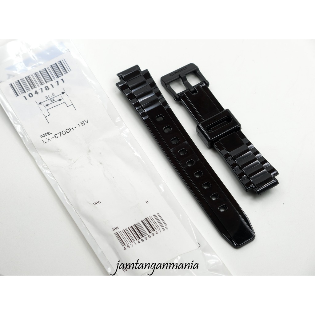 Jual Tali jam tangan band strap original Casio LX-S700H-1BV LX S700H ...