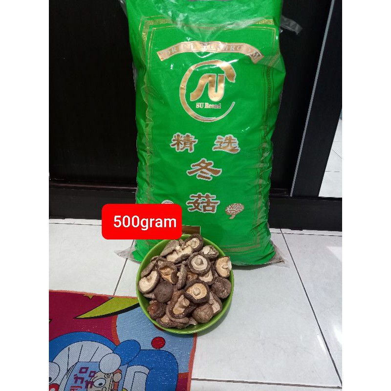 Jual Jamur Hioko Shitake Kering tipis 3-4 cm (500gram) | Shopee Indonesia