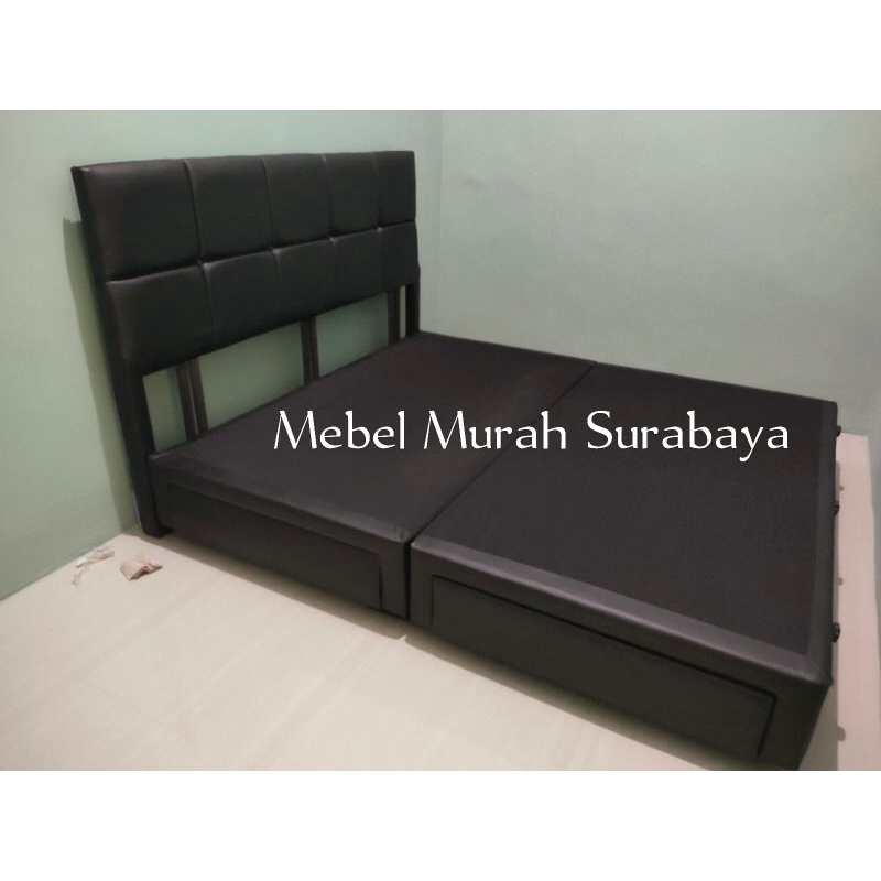 Jual GUHDO DIVAN LACI SPLIT (Tanpa Kasur) UK 140,160, 180, 200 | Shopee ...