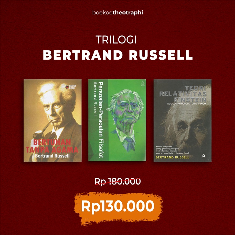 Jual Paket Buku Trilogi dan Tetralogi Bertrand Russell | Shopee Indonesia