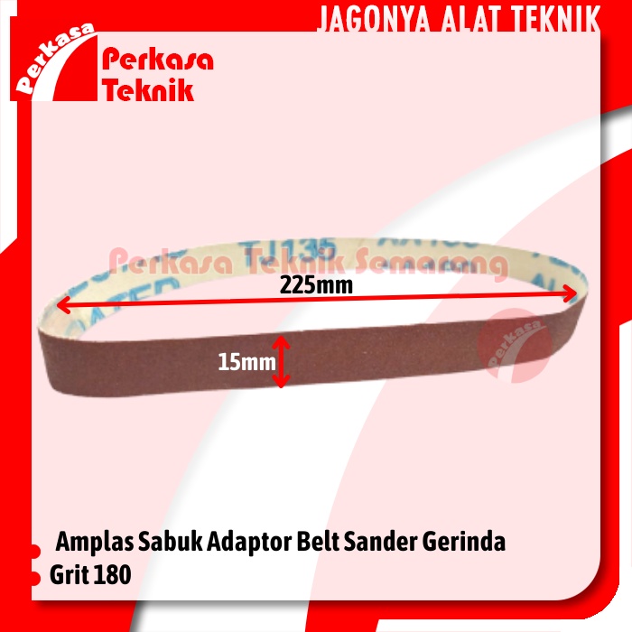 Jual Amplas Sabuk Adaptor Belt Sander Gerinda Grit 60/80/120/180 For ...