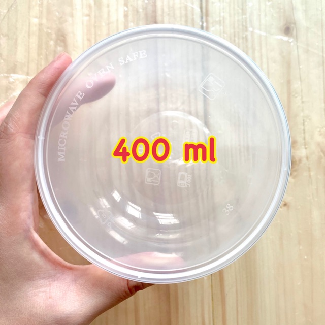 Jual Thinwall 400 ml / Mangkok Plastik Cup Pudding / Kotak Makan Nasi ...