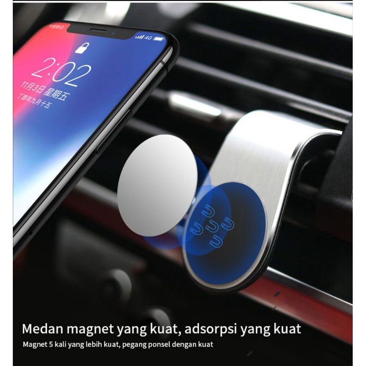 Jual ORIGINAL ROBOT Phone Car Holder AC Stand HP Mobil Android iPhone ...