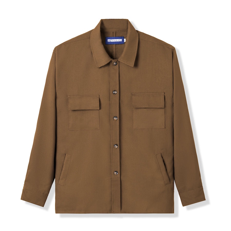 Jual Jaket Tenue de Attire - Work Jacket Double Pocket Brown | Shopee ...