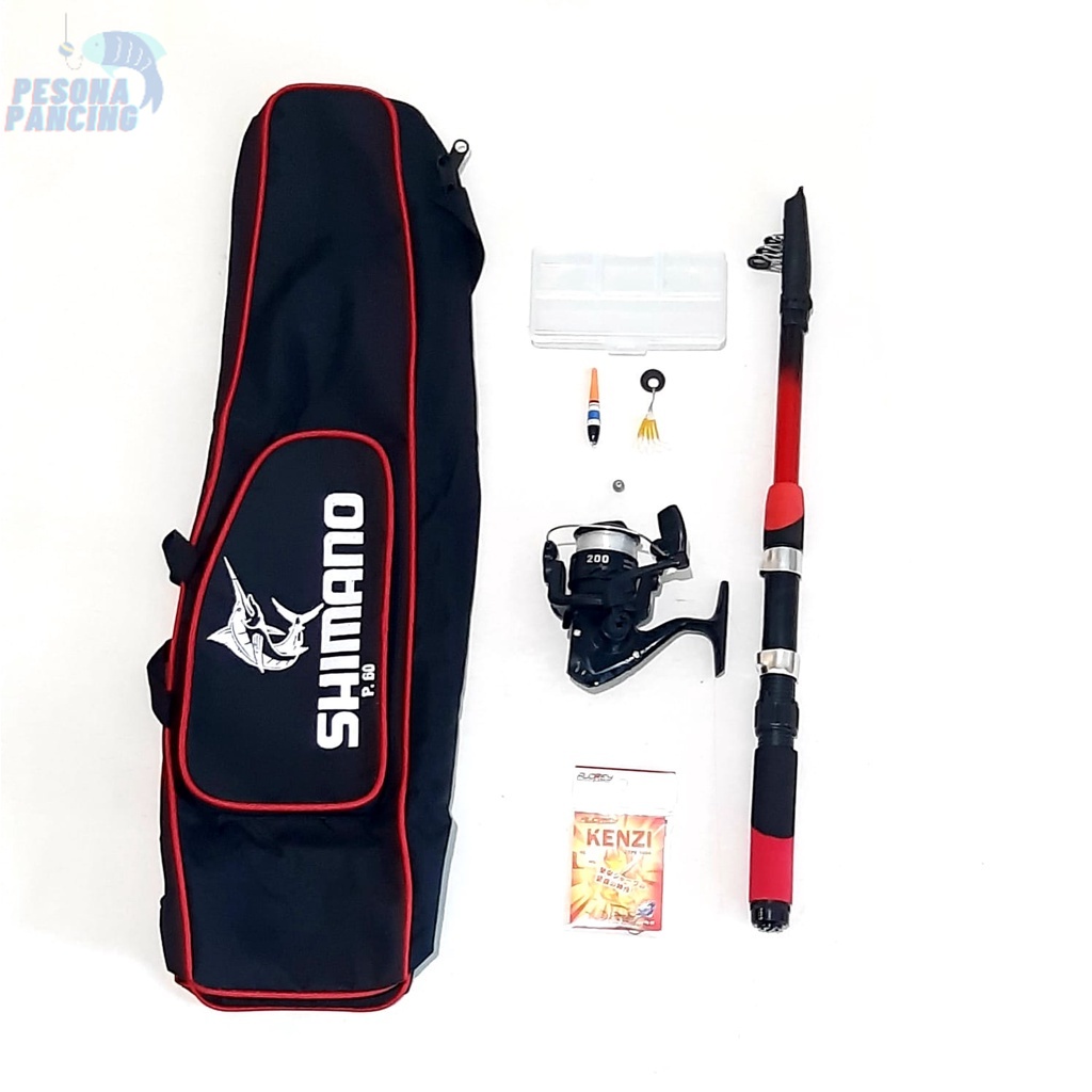 Jual Paket Set Pancingan Lengkap Reel, Joran Antena 150 & Tas (Bonus ...