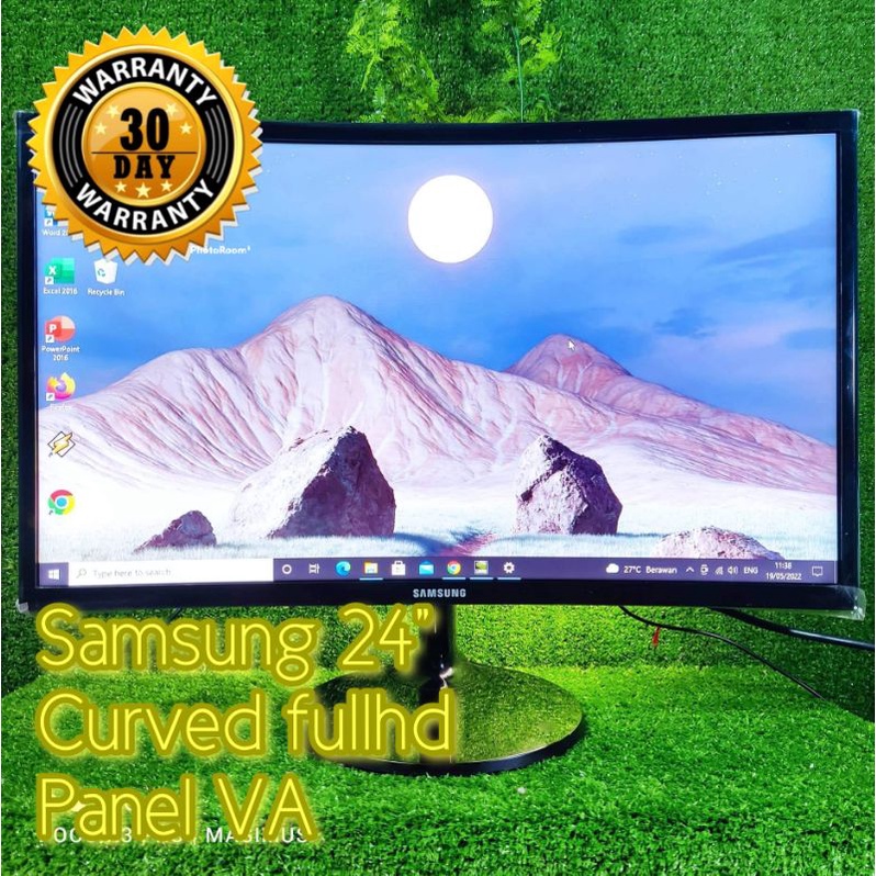 Jual Monitor Samsung 24 inch curved C24f390fhe panel VA | Shopee Indonesia