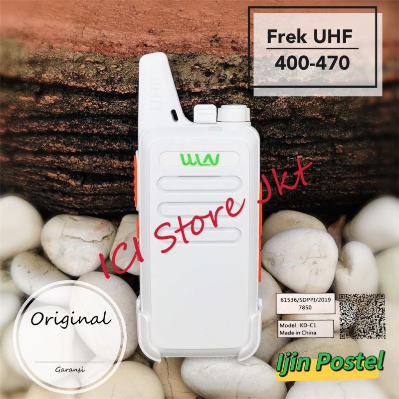 Jual HT wlan putih Original / Wln KDC1 Putih satuan | Shopee Indonesia