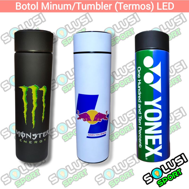 Jual Tumbler Botol Minum Suhu Termos LED Stainless Steel SUS 304 ...
