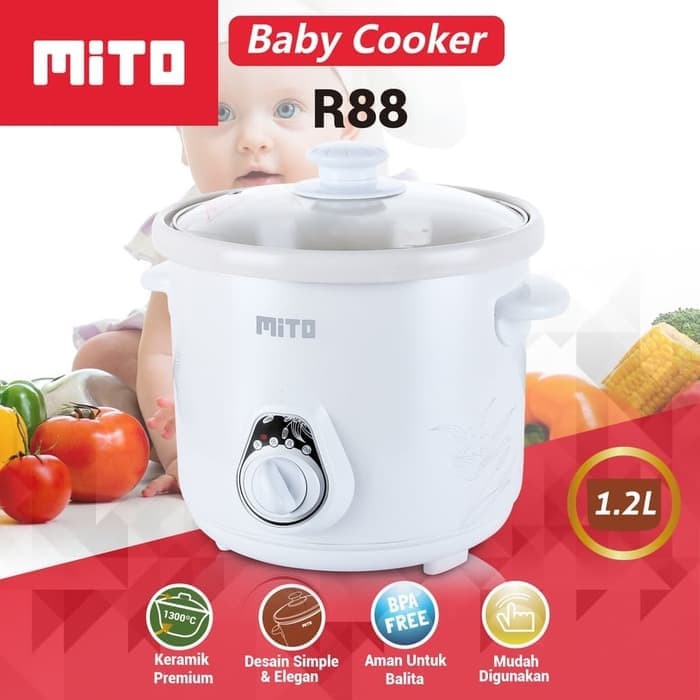 Jual Mito - Baby Slow Cooker Kapasitas 1.2 L R88 ( Best Seller ...