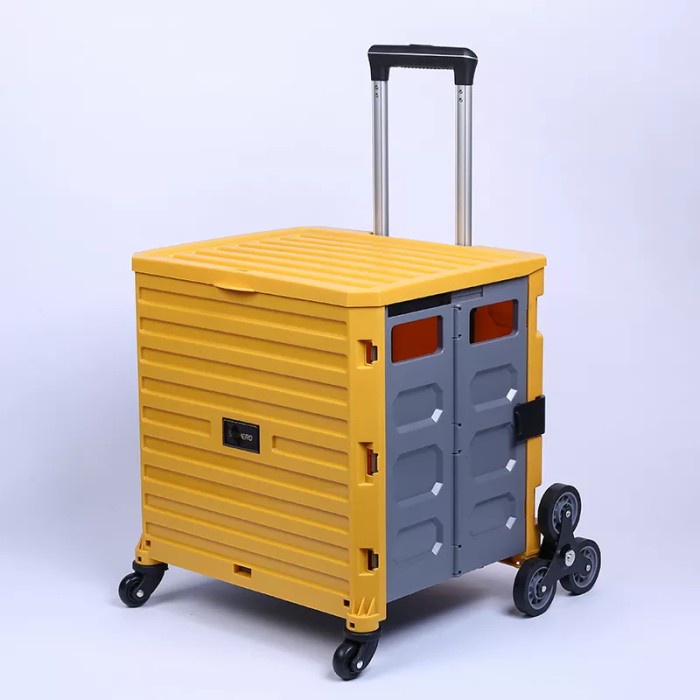 Jual Keranjang Trolley Troli Lipat Shopping Box Stoller 8 Roda 360 ...