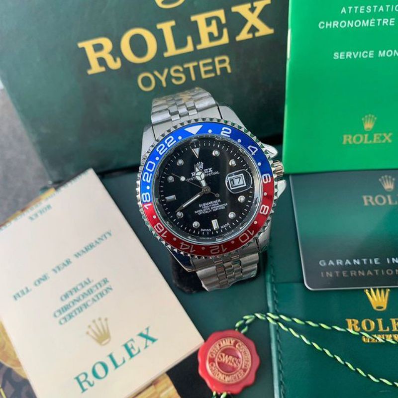 Jual Rolex GMT Master II Pepsi Jubille 40 mm Premium | Shopee Indonesia