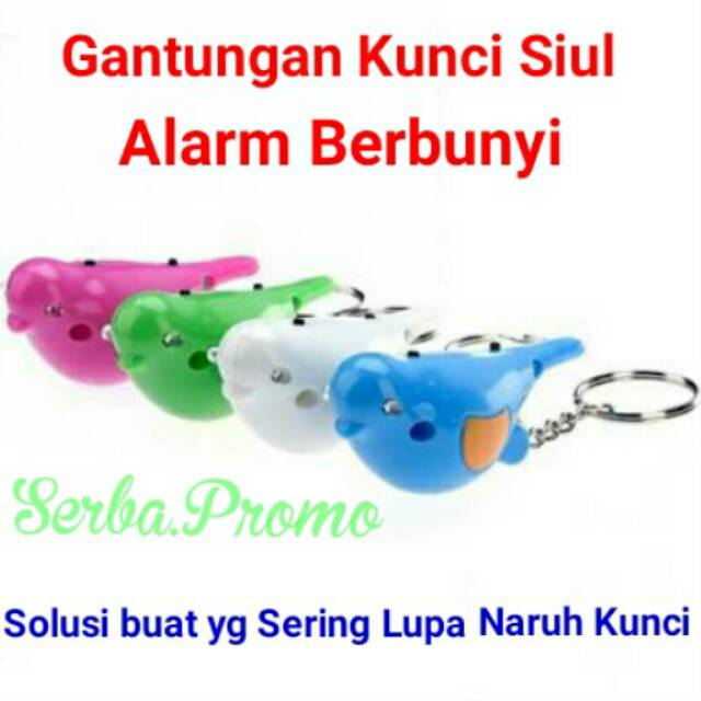 Jual Gantungan Kunci Siul bentuk burung - Bird key finder - Gantungan ...