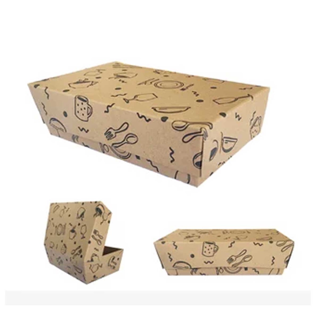 Jual paper launch box, launch box craft custome | Shopee Indonesia