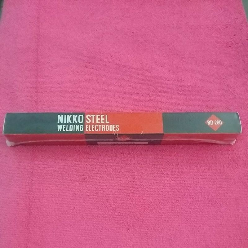 Jual Kawat las nikko steel rd260 2mm x300mm 1kotak isi 1kg | Shopee ...