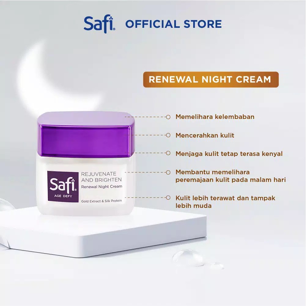 Jual Safi Age Defy Renewal Night Cream 25 gr & 40 gr | Shopee Indonesia