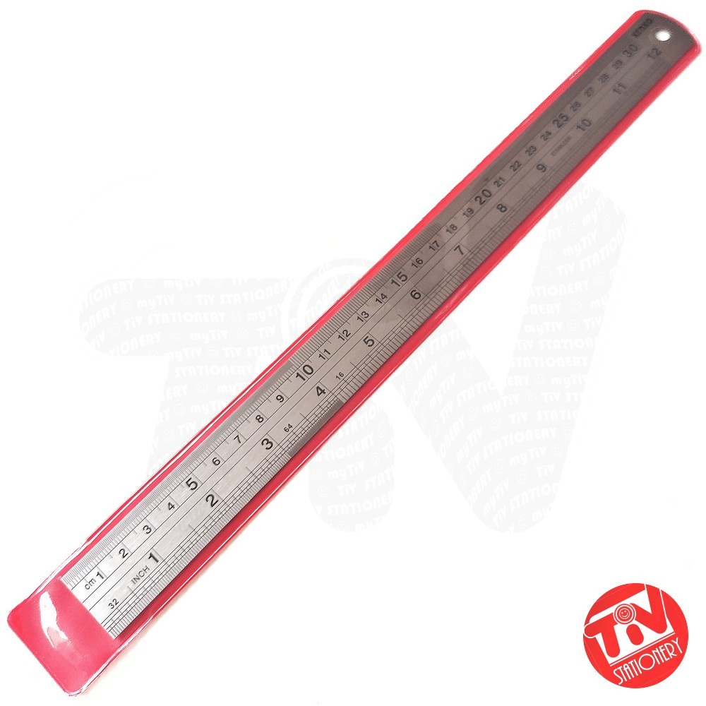 Jual Penggaris Besi Stainless 30 cm | Shopee Indonesia