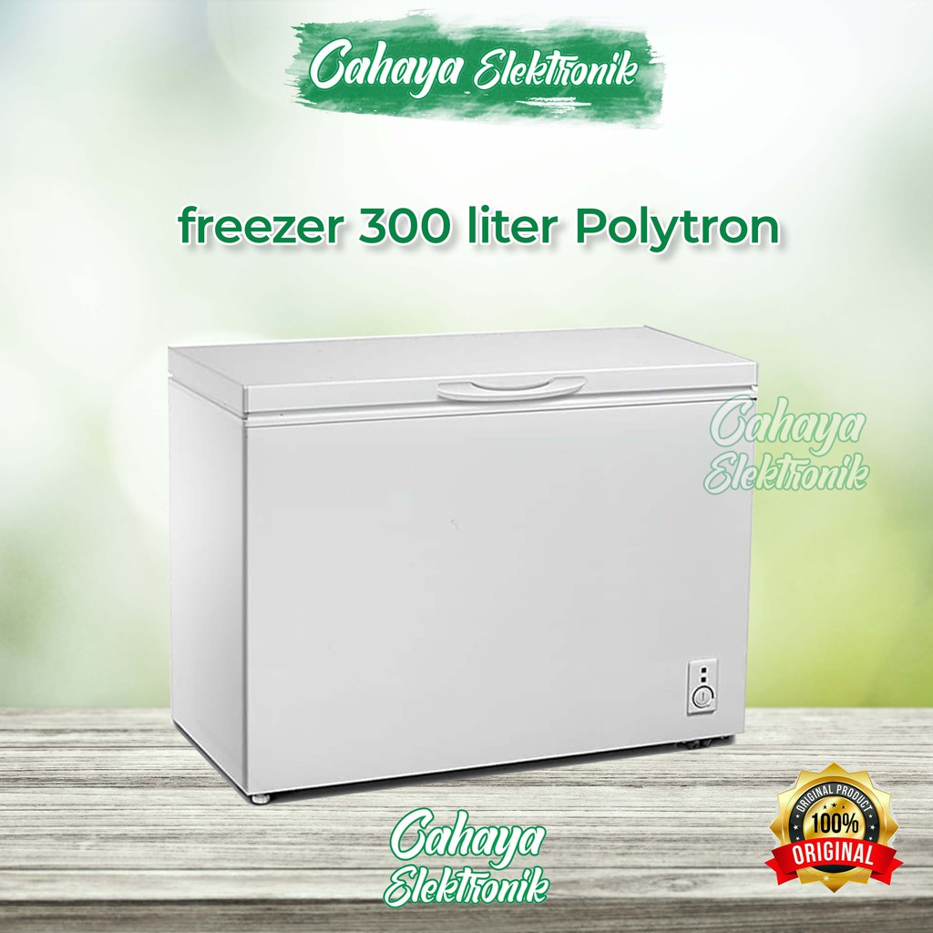 Jual FREEZER POLYTRON PCF 318 300 LITER ORIGINAL | Shopee Indonesia