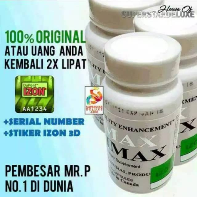 Jual Terbukti Ampuh Vmax Capsul Obat Pembesar kelamin Permanen Vimax ...
