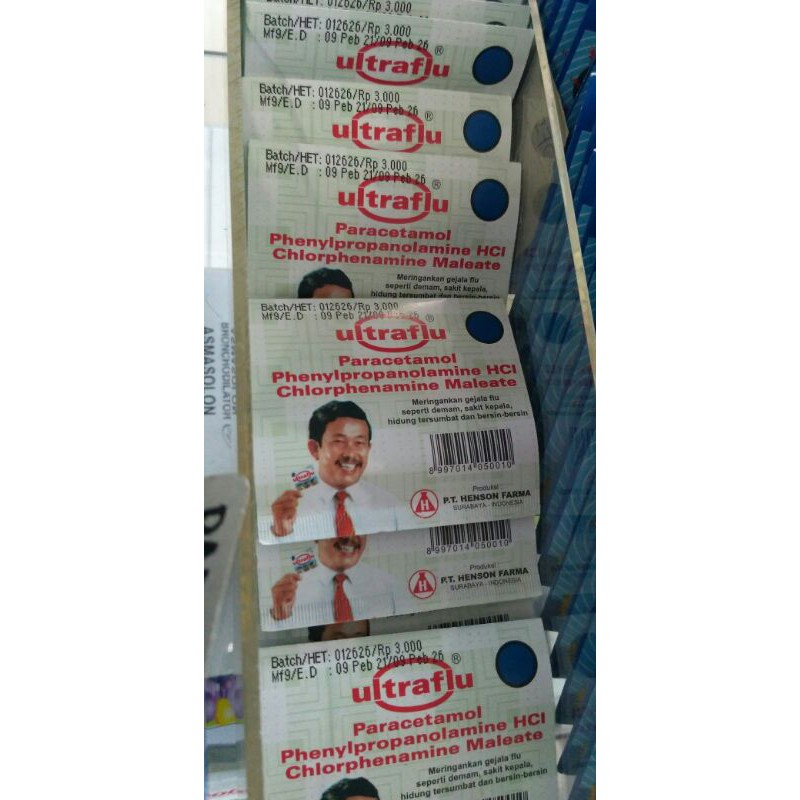 Jual ULTRAFLU 1 LEMBAR ISI 4 TABLET | Shopee Indonesia