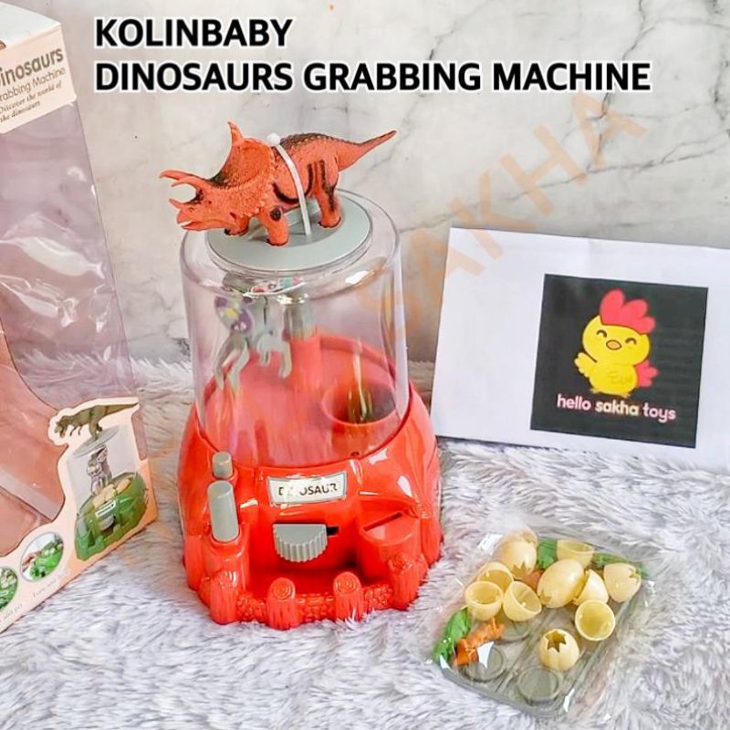 Jual MAINAN DINOSAURUS GRABBING MACHINE MERK KOLINBABY DINO DINOSAURUS ...