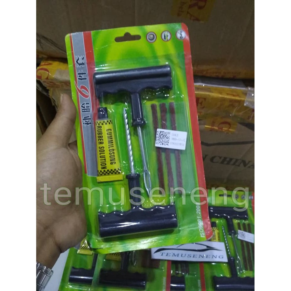 Jual Set Lengkap Alat Tambal Ban Tubles Roda Bocor Bengkel Mobil ...