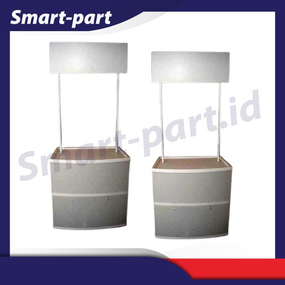 Jual EVENT DESK / BOOTH PORTABLE PVC UKURAN 39 x 81 x 80 Cm | Shopee ...