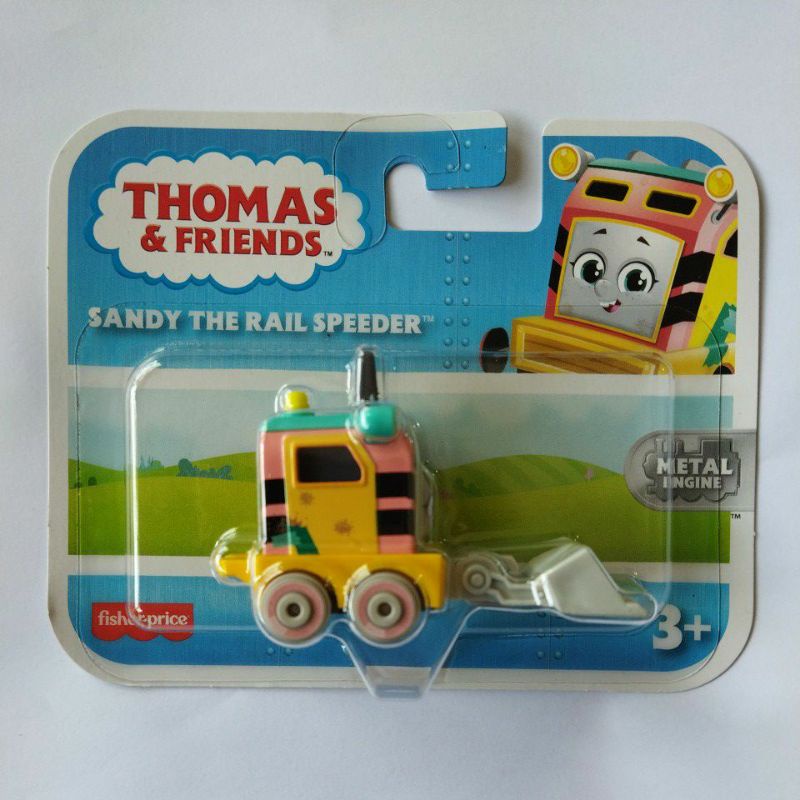 Jual Kereta Api Thomas and Friends Sandy The Rail Speeder Metal Engine ...