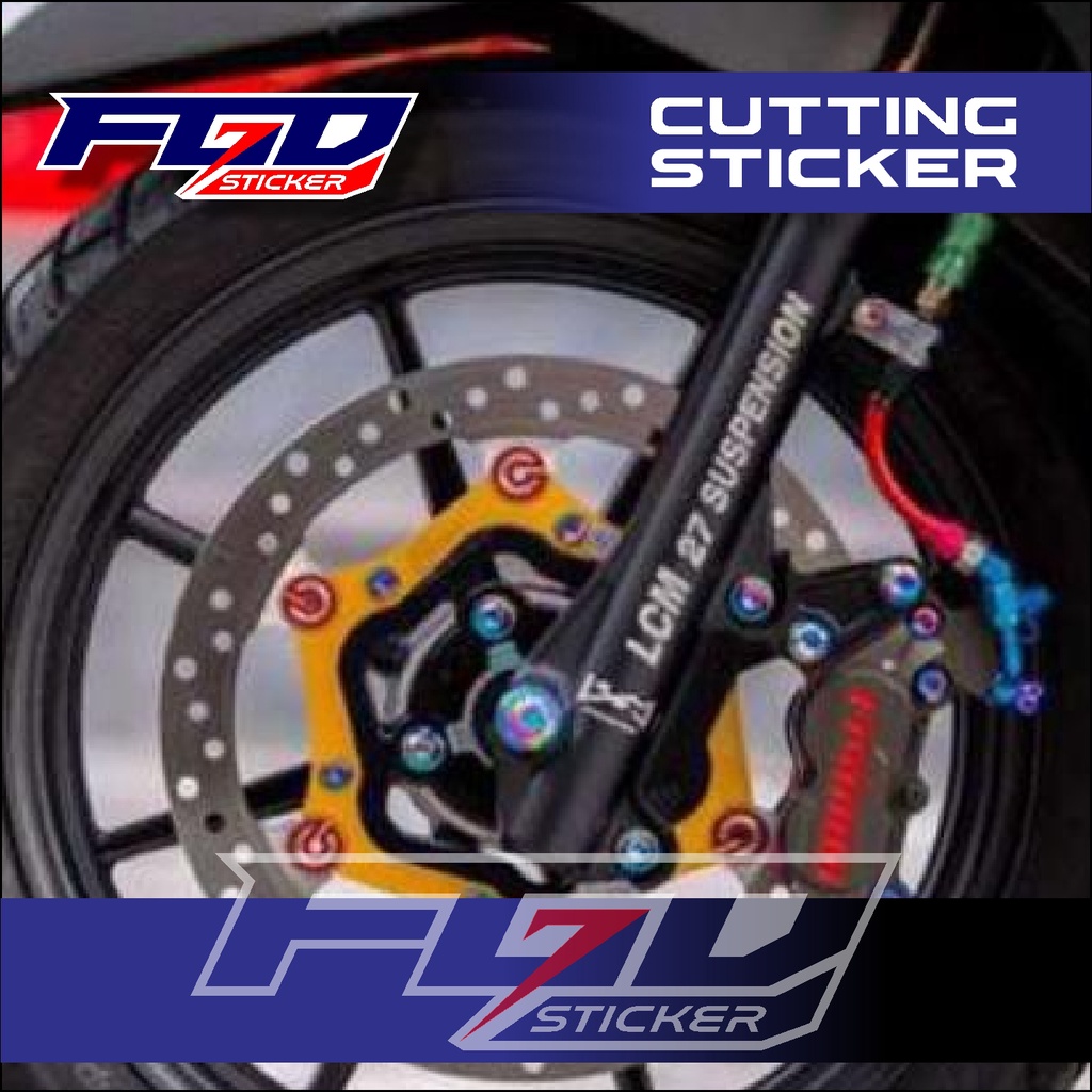 Jual Cutting Stiker SHOCKBREAKER LCM 27 SUSPENSION Sticker timbul Keren ...
