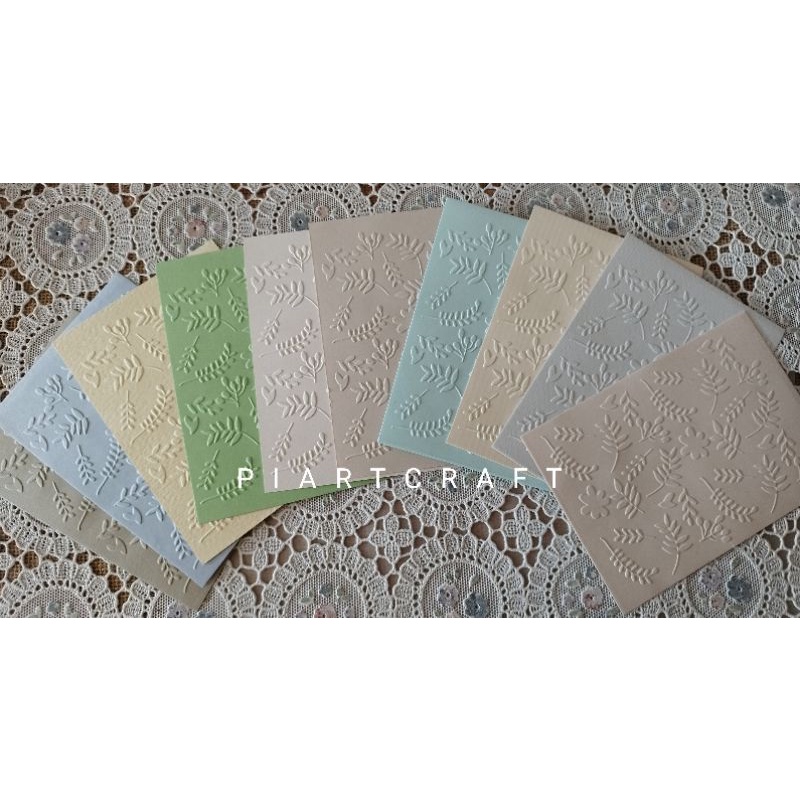 Jual Kertas background emboss (3) - DIY Scrapbook / journal / kartu ...