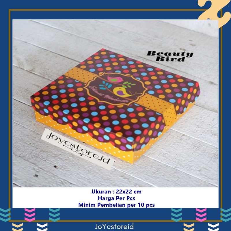 Jual Dus Nasi R10 Beauty BIRD Kotak Nasi R10B 22x22 Box Nasi/ Box Kue ...
