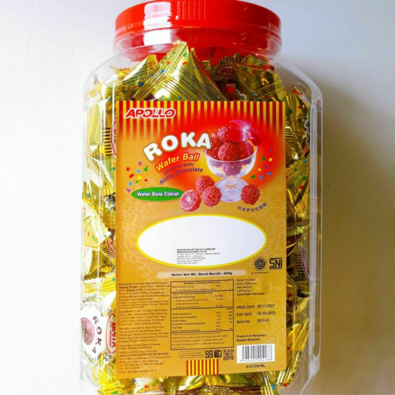 Jual ROKA COKLAT KEMASAN TOPLES ISI 70pcs ( TOPLES) | Shopee Indonesia