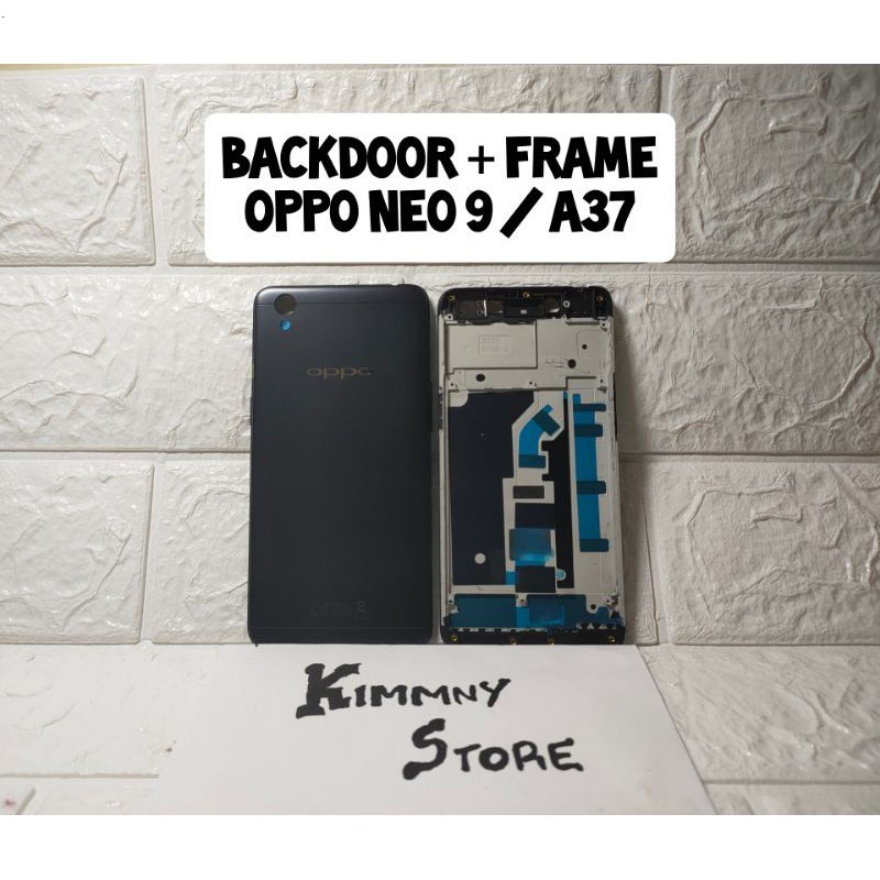 Jual CASING FULLSET BACKDOOR + FRAME HOUSING OPPO NEO 9 A37 A37F ...