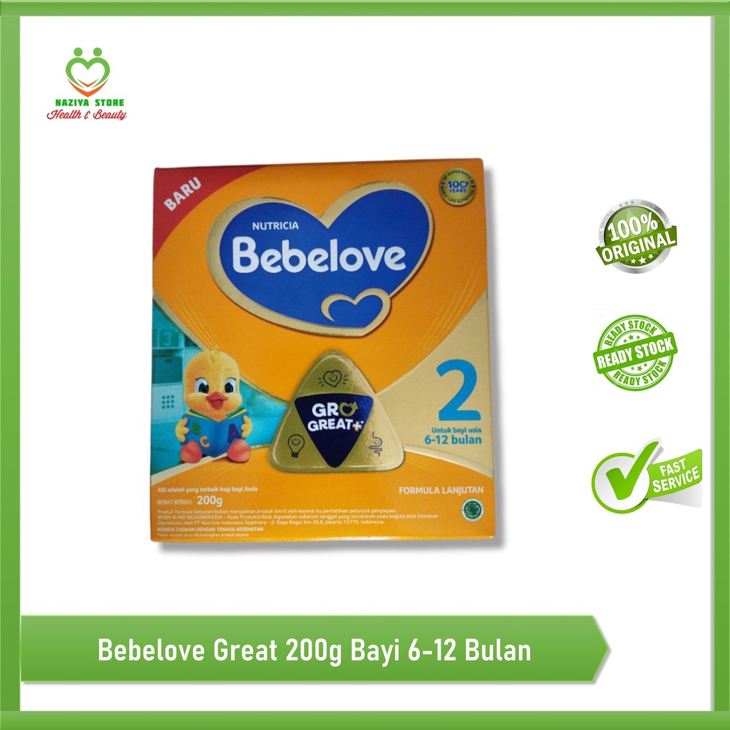 Jual BEBELOVE 2 200 GR - 400 GR Susu Formula Bayi Bubuk Untuk Usia 6-12 ...